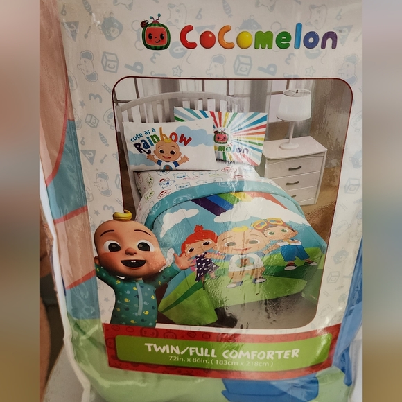 Cocomelon | Other | Cocomelon New In Package Childs Twinfull Comforter ...